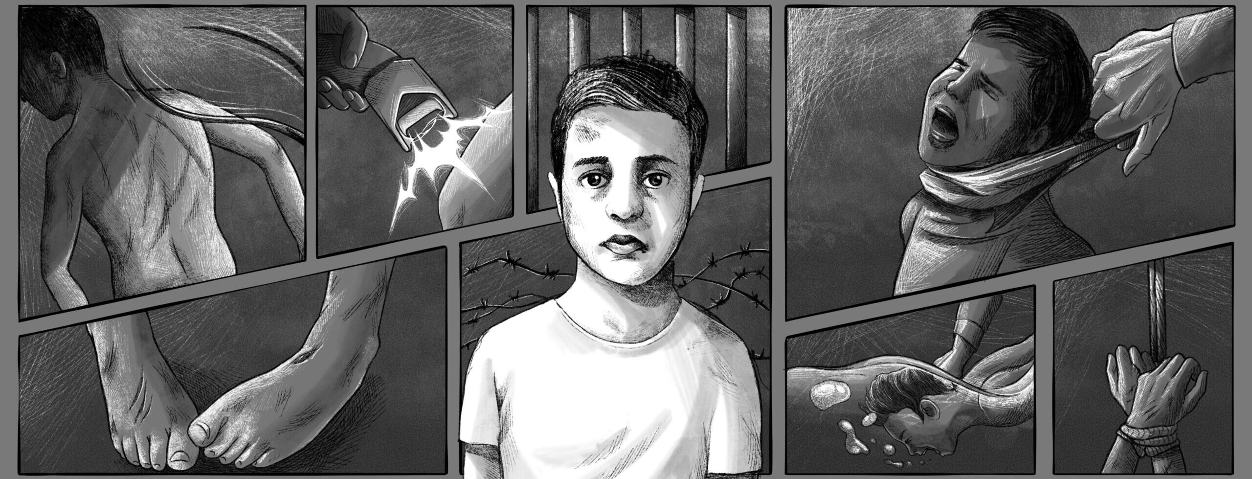 Iran: kinderen in detentie worden gemarteld
