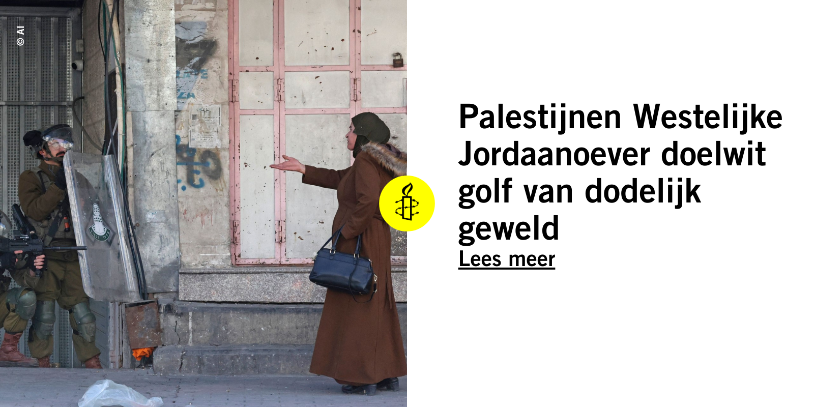 Westelijke Jordaanoever dodelijk geweld