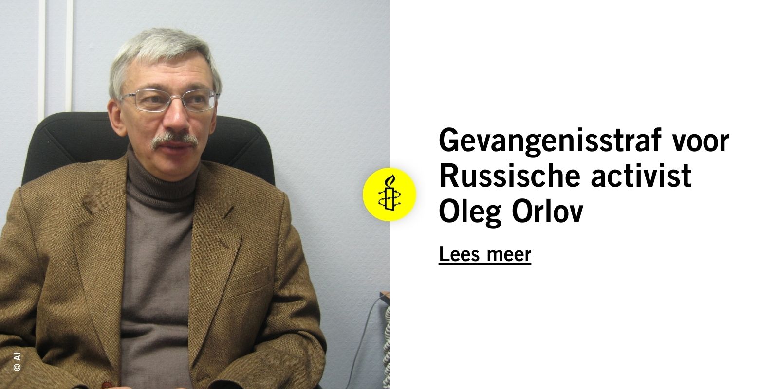 Gevangenisstraf voor Russische activist Oleg Orlov