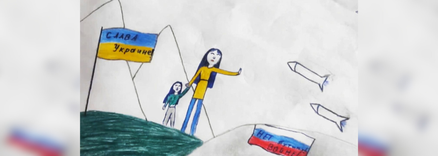 Kinderen slachtoffer Russische onderdrukking anti-oorlogactivisten