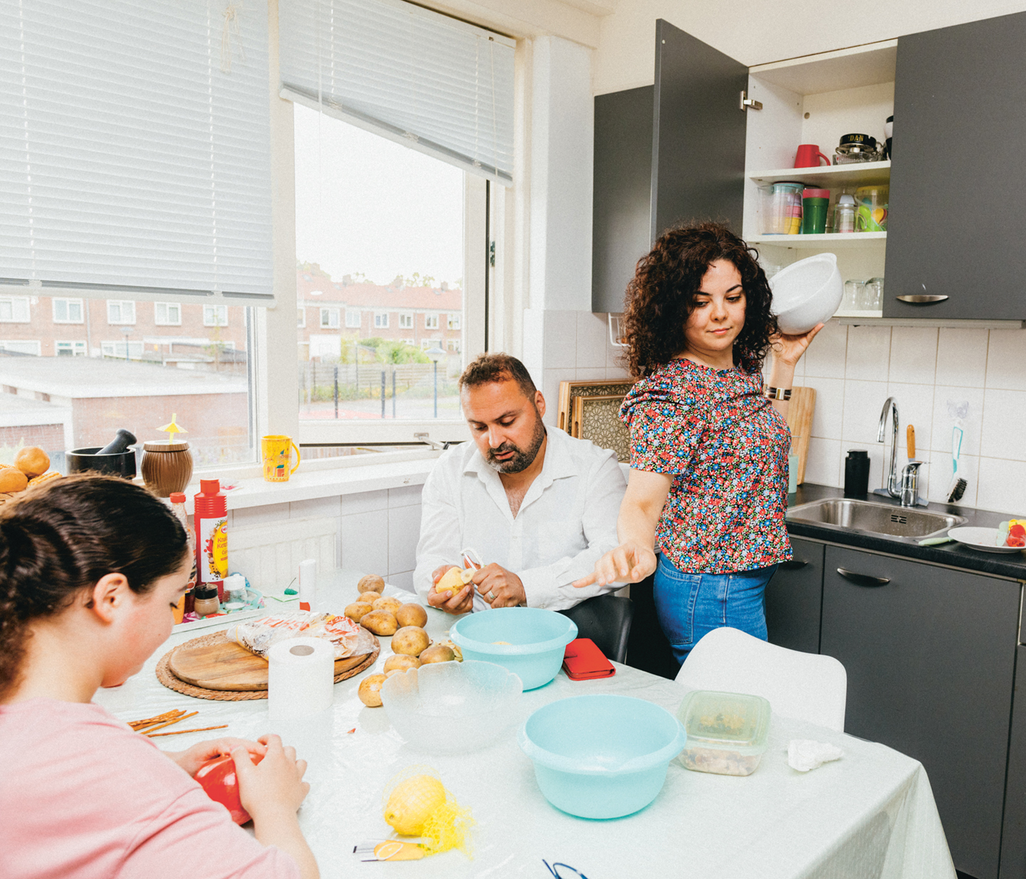 Na de gezinshereniging begon het leven pas echt