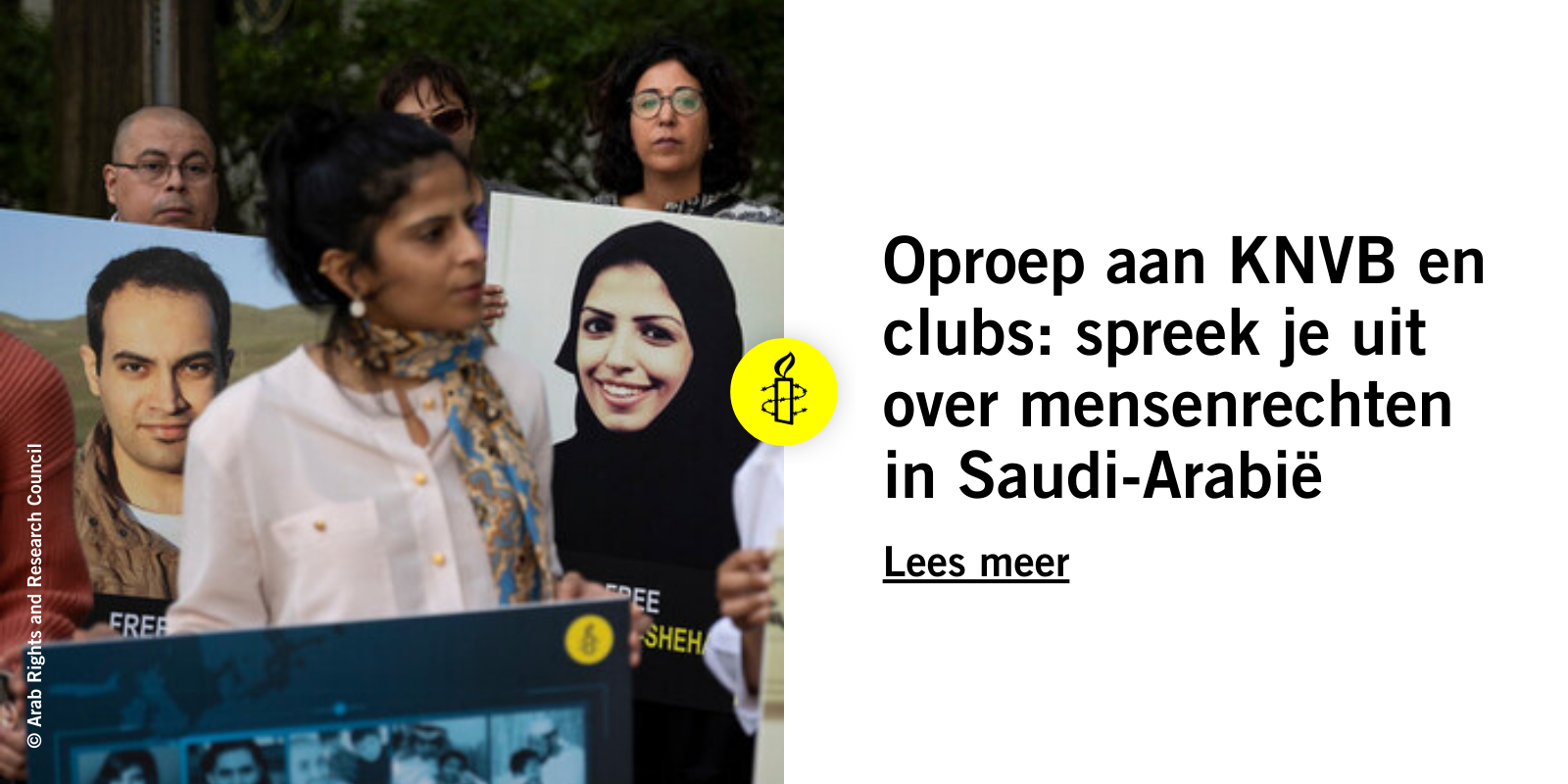 Oproep aan KNVB en clubs: spreek je uit over mensenrechten