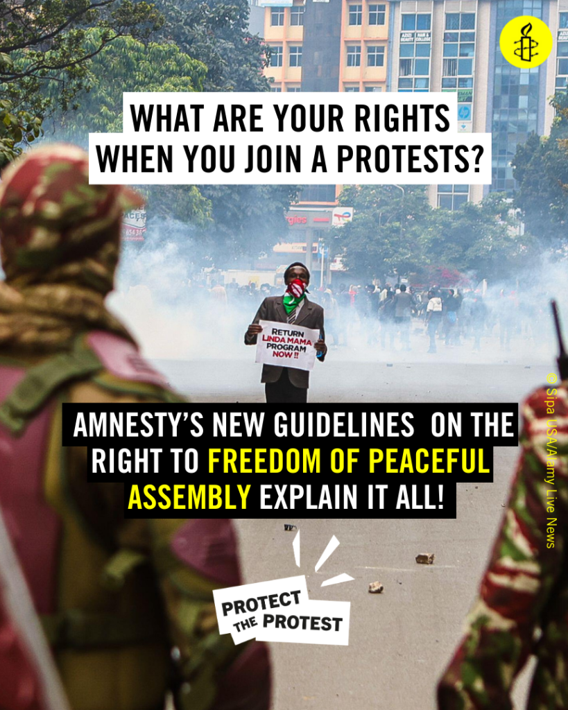 Amnesty's Guidelines on the right to freedom of peaceful assembly ...