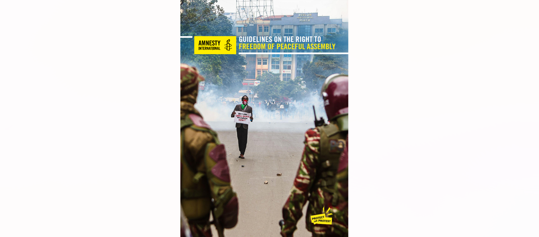 Amnesty's Guidelines on the right to freedom of peaceful assembly ...