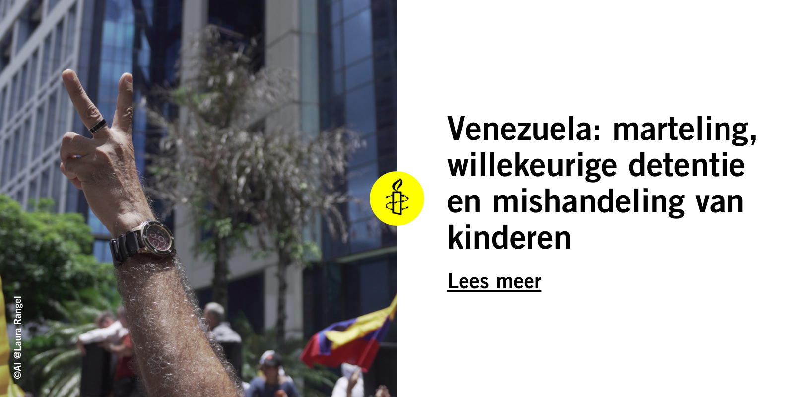 Venezuela: marteling en detentie van kinderen